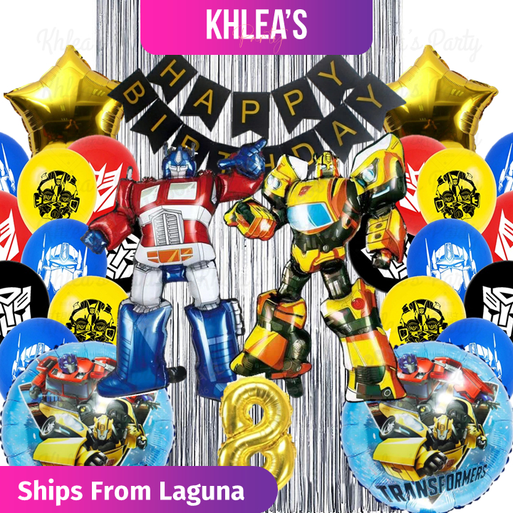 Transformers Birthday Party Theme Balloon Set | Shopee Philippines