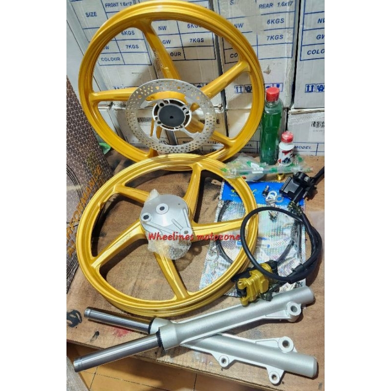 HyperTech Malaysian 5spoke Mags for Smash Wave Bravo conversion set ...