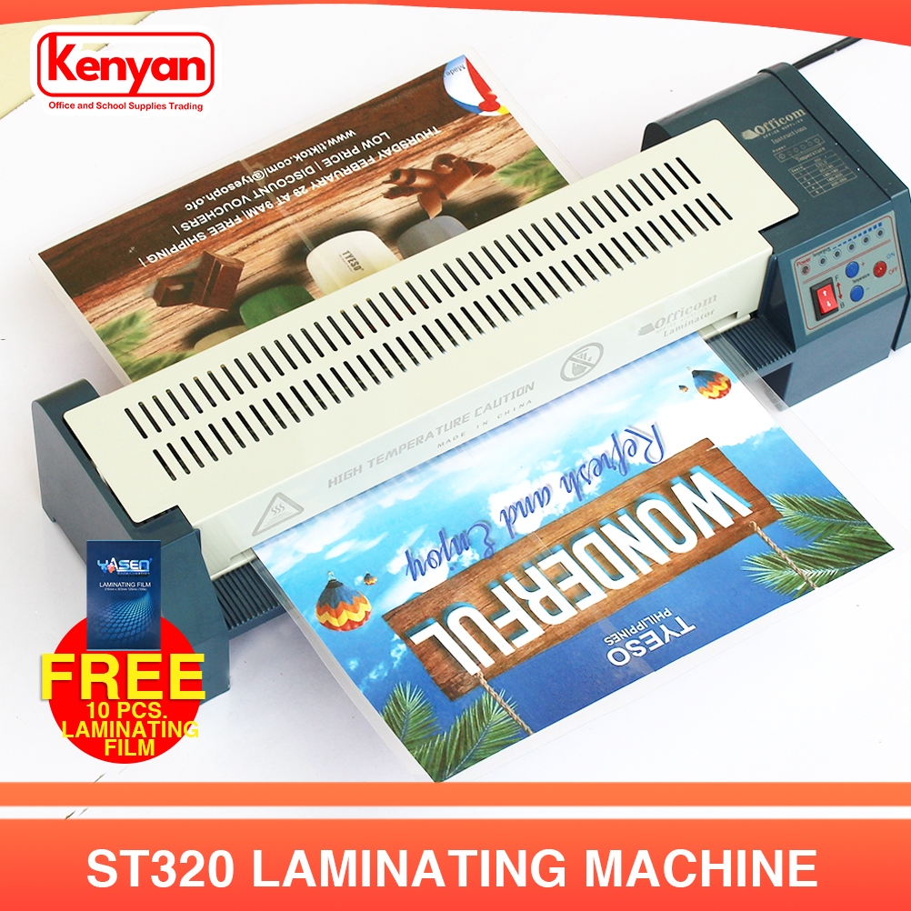 Officom St320 Laminator Machine A3 A4 Size Led Display Hot Cold