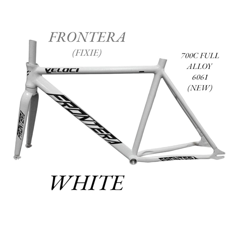TSUNAMI SNM100 AND FRONTERA FRAME WITH FORK FIXIE / TRACK FULL ALUMINUM ...