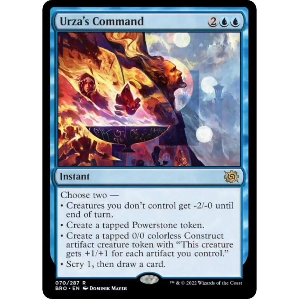 Urza's Command - The Brothers' War (BRO) MTG | Shopee Philippines