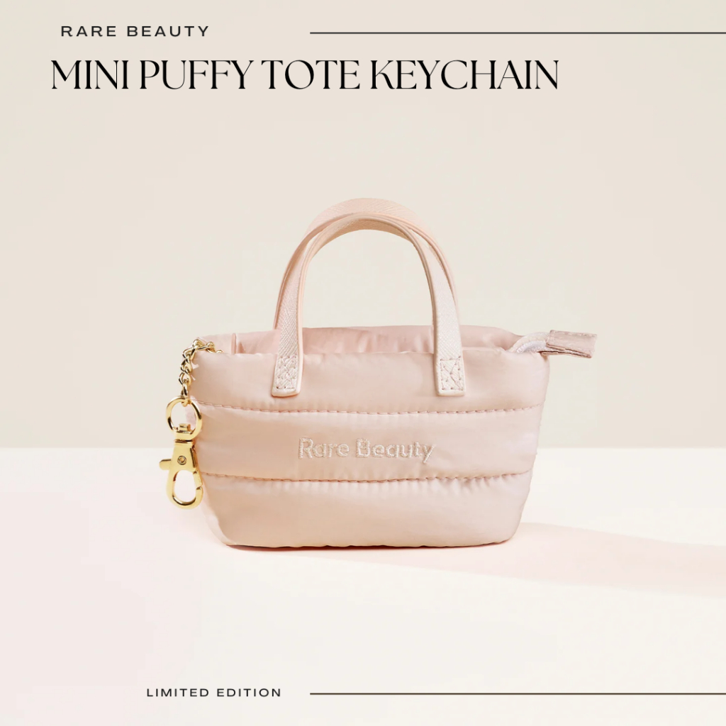 Rare Beauty Mini Puffy Tote Keychain | Shopee Philippines