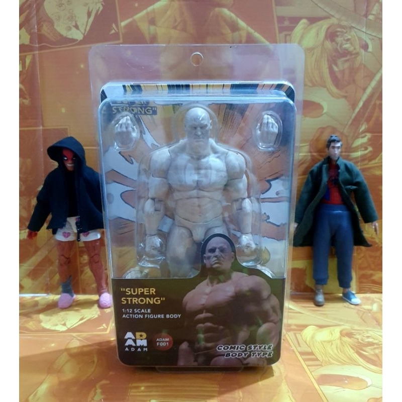 ADAM SUPER STRONG 1/12 SCALE ACTION FIGURE BODY (COMIC STYLE BODY TYPE ...