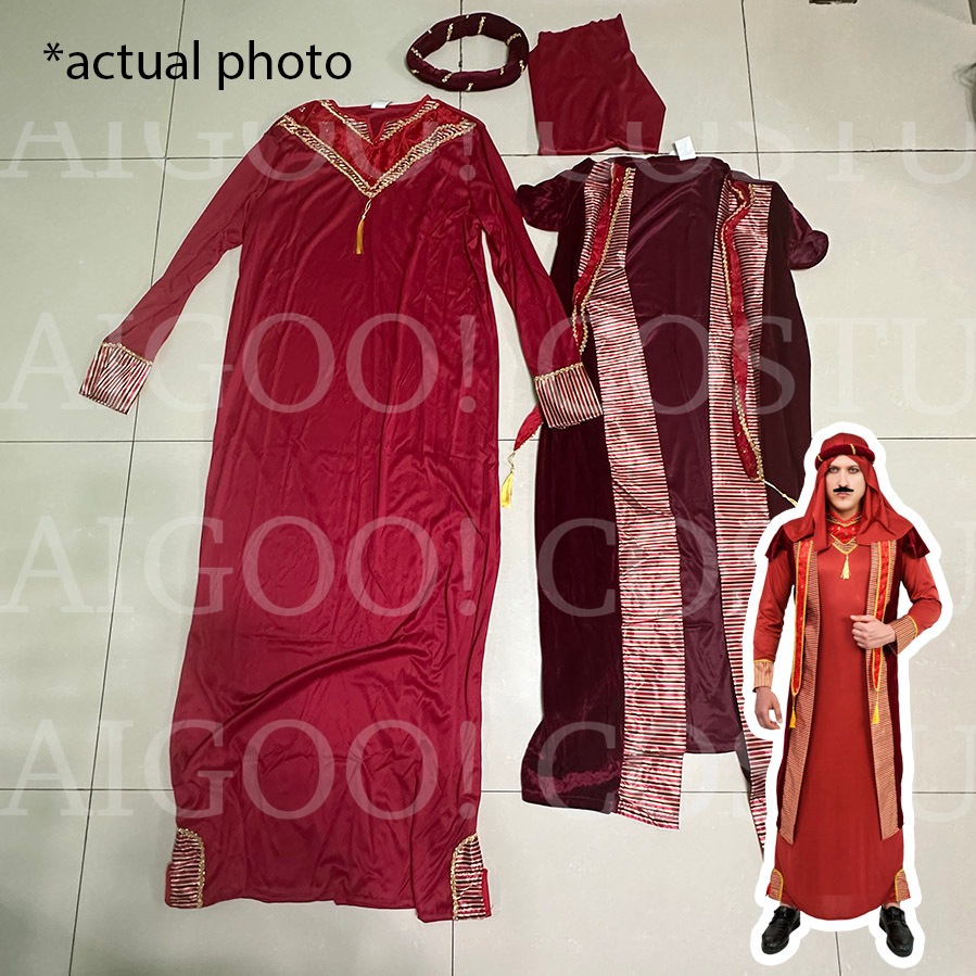 United Nations Saudi Arabia Costume for Men UN Arabian Nights Cosplay ...