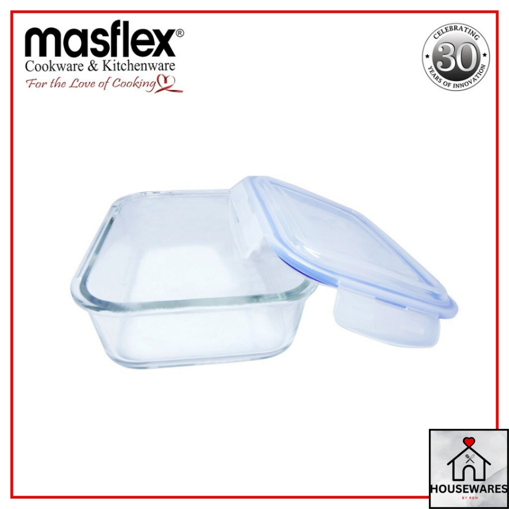 Masflex Rectangular Glass Food Container (640ml) | Shopee Philippines