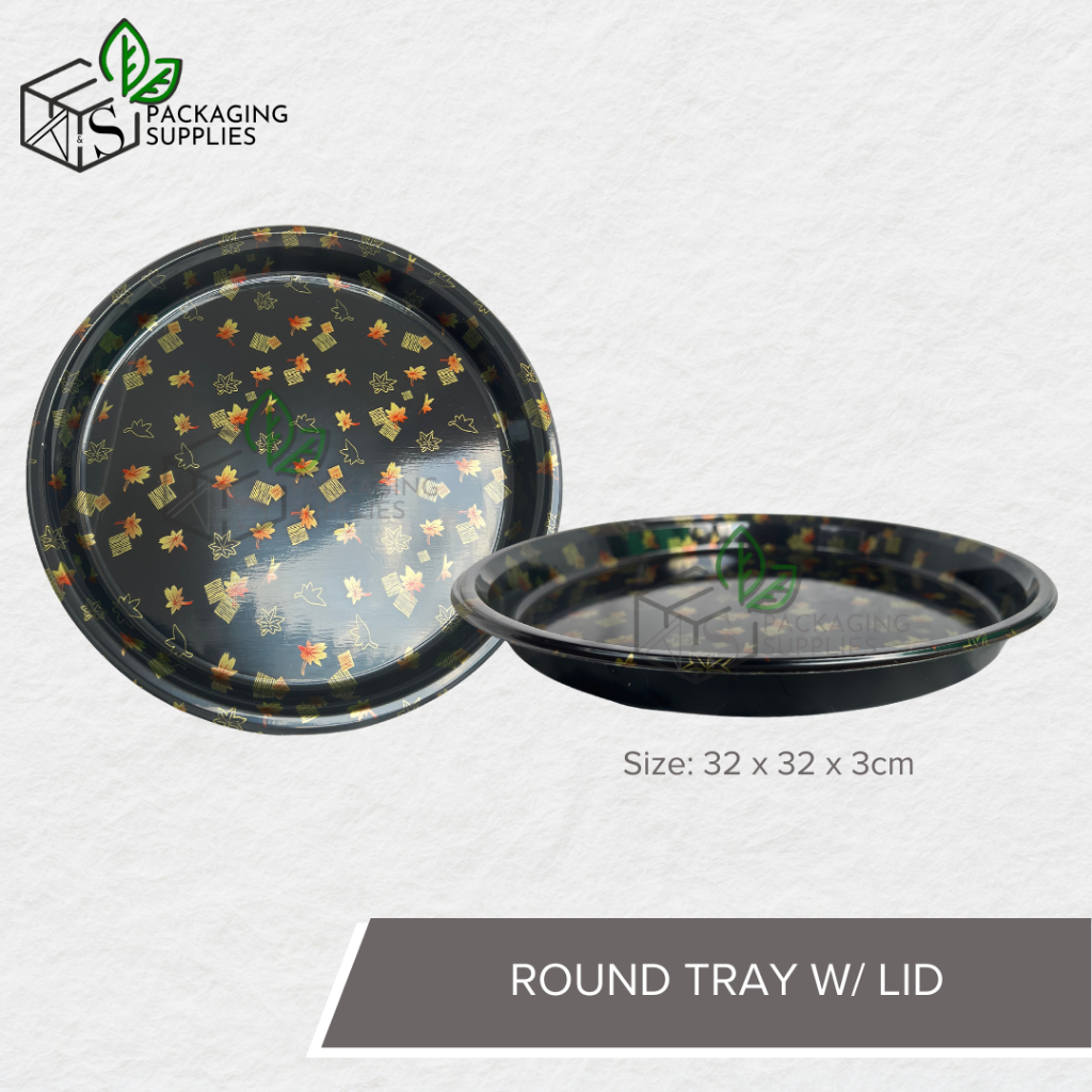 10pcs 12" Round Sushi Tray Platter/Takoyaki Tray | Shopee Philippines