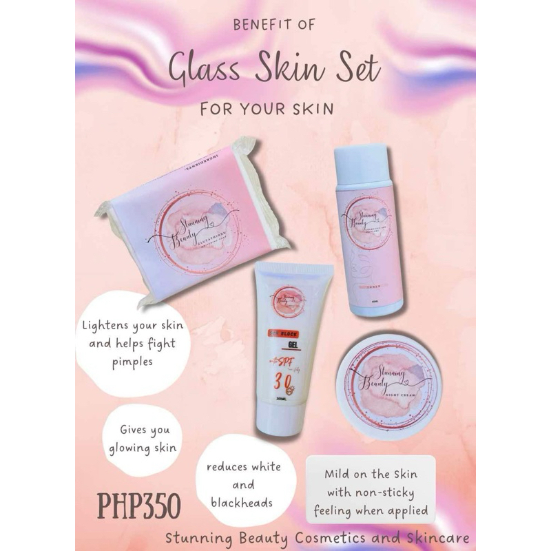 glass skin set stunning beauty | Shopee Philippines