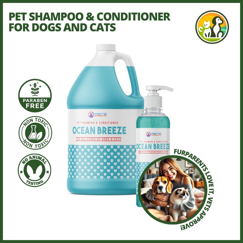 Pets at Play Veterinary Flea & Tick Shampoo & Conditioner Ocean Breeze ...