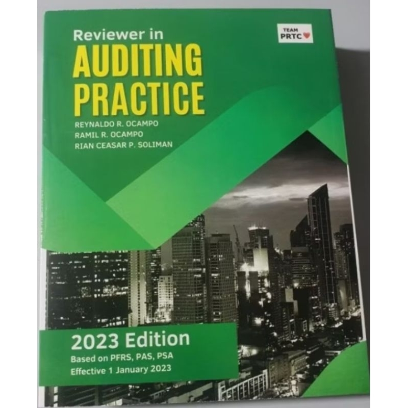 AUDITING PRACTICE 2023 ed. | Shopee Philippines