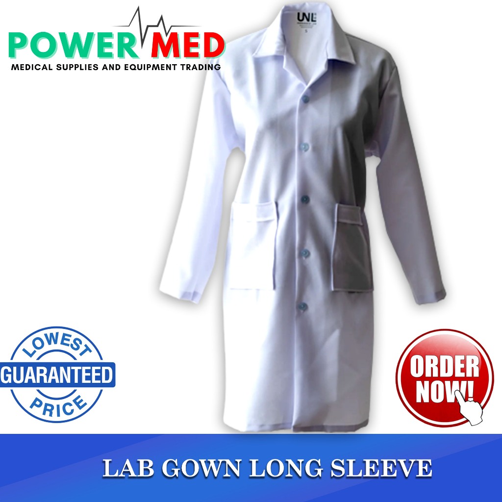 LAB GOWN LONG SLEEVE | Shopee Philippines
