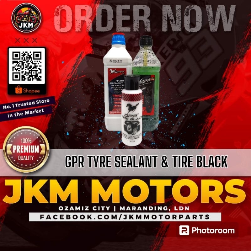 GPR TYRE SEALANT & TIRE BLACK | Shopee Philippines