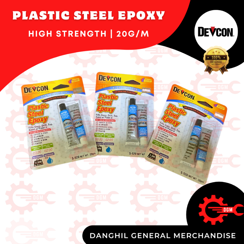 DEVCON Plastic Steel Epoxy 20gm | Shopee Philippines