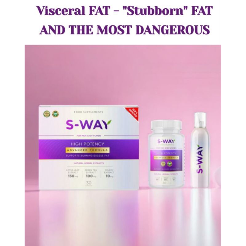 S-WAY Advanced Slimming Formula from USA. 1 bottle of capsules plus ...