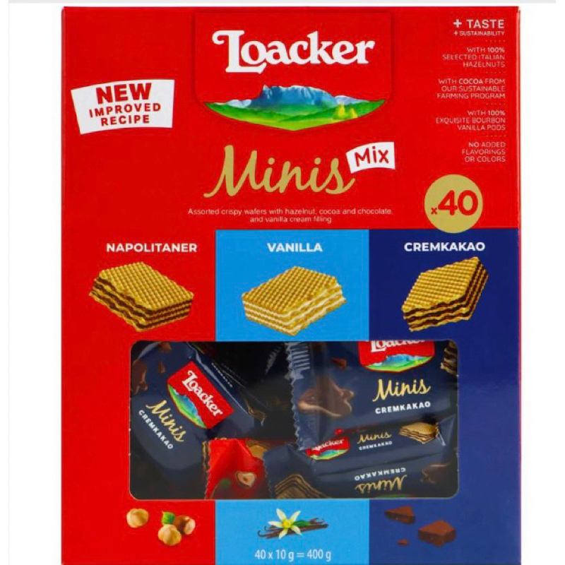 Loacker Minis Mix {400g} | Shopee Philippines