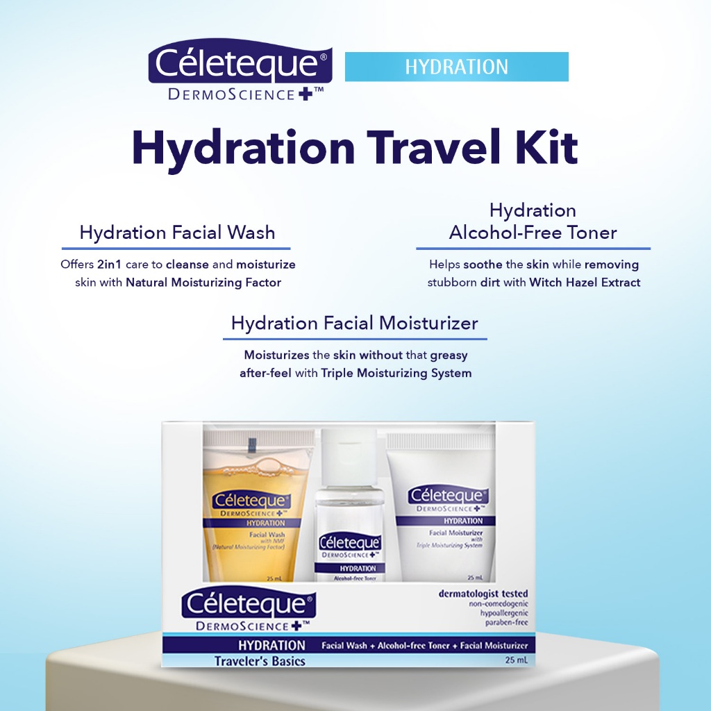 Céleteque Hydration Travel Kit | Shopee Philippines