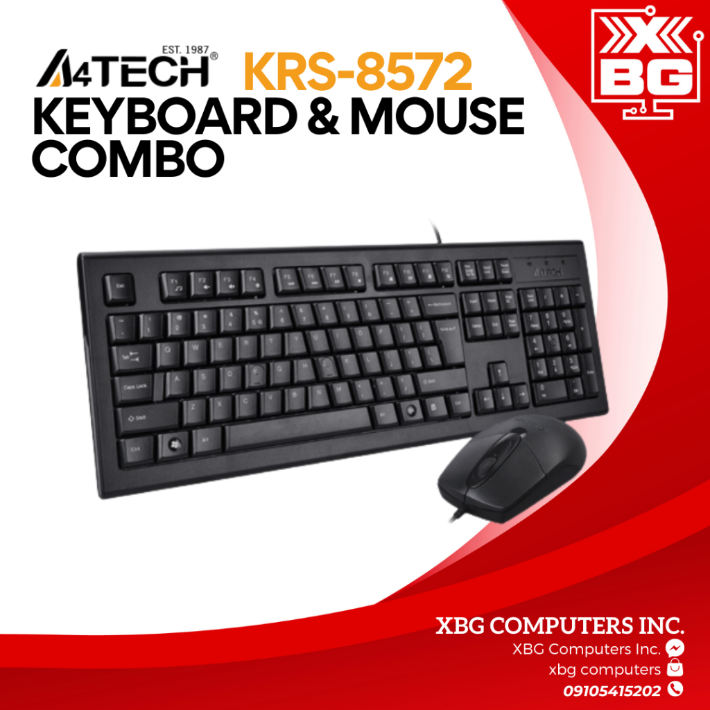 A4Tech KRS-8572 Natural USB Keyboard and Mouse Combo (BRANDNEW ...