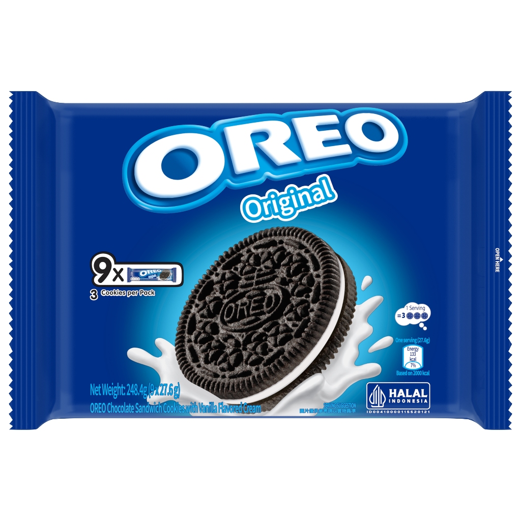 Oreo Vanilla Sandwich Cookie Multipack 27.6GX9 | Shopee Philippines