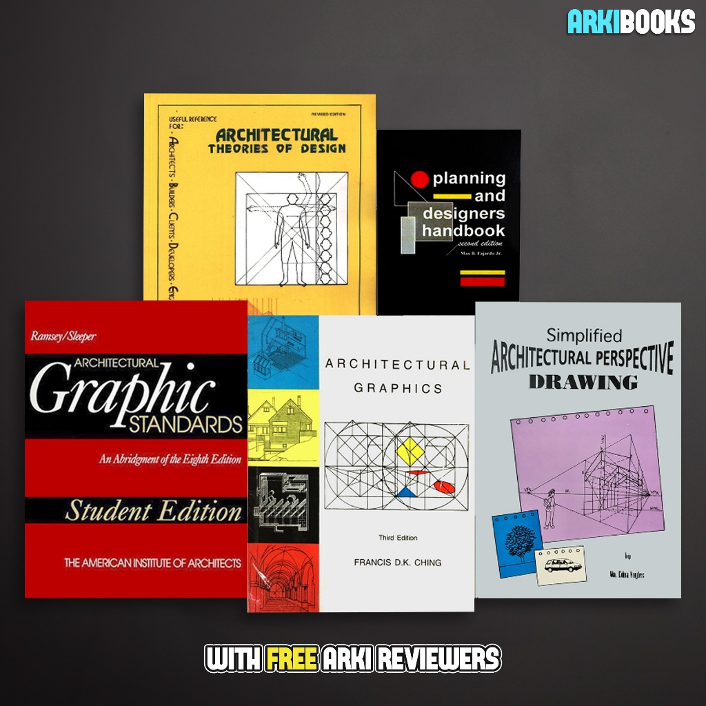 COMBOOKS SET 12 - First Year ARCHITECTURE Reference Book Set (Theory of ...