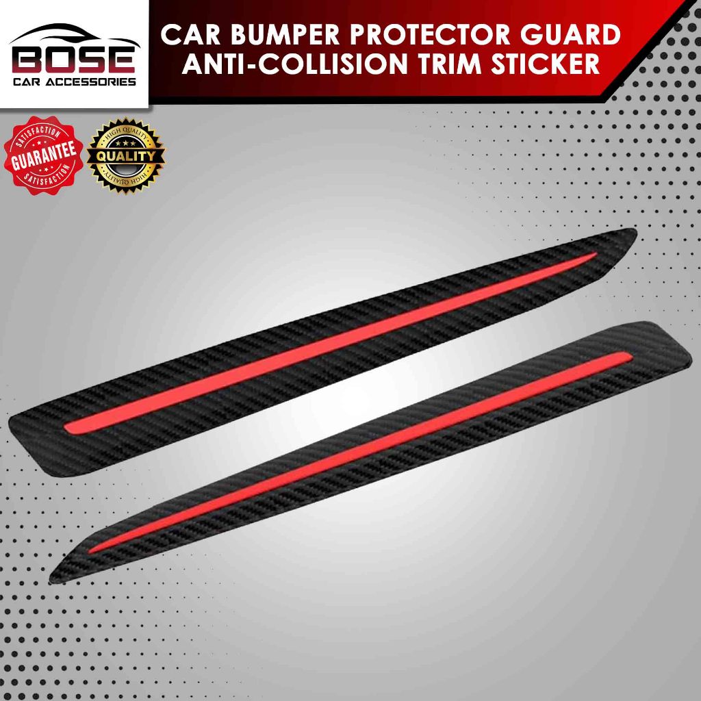 Universal Car Bumper Protector Guard Stripe Anti Collison Protective ...