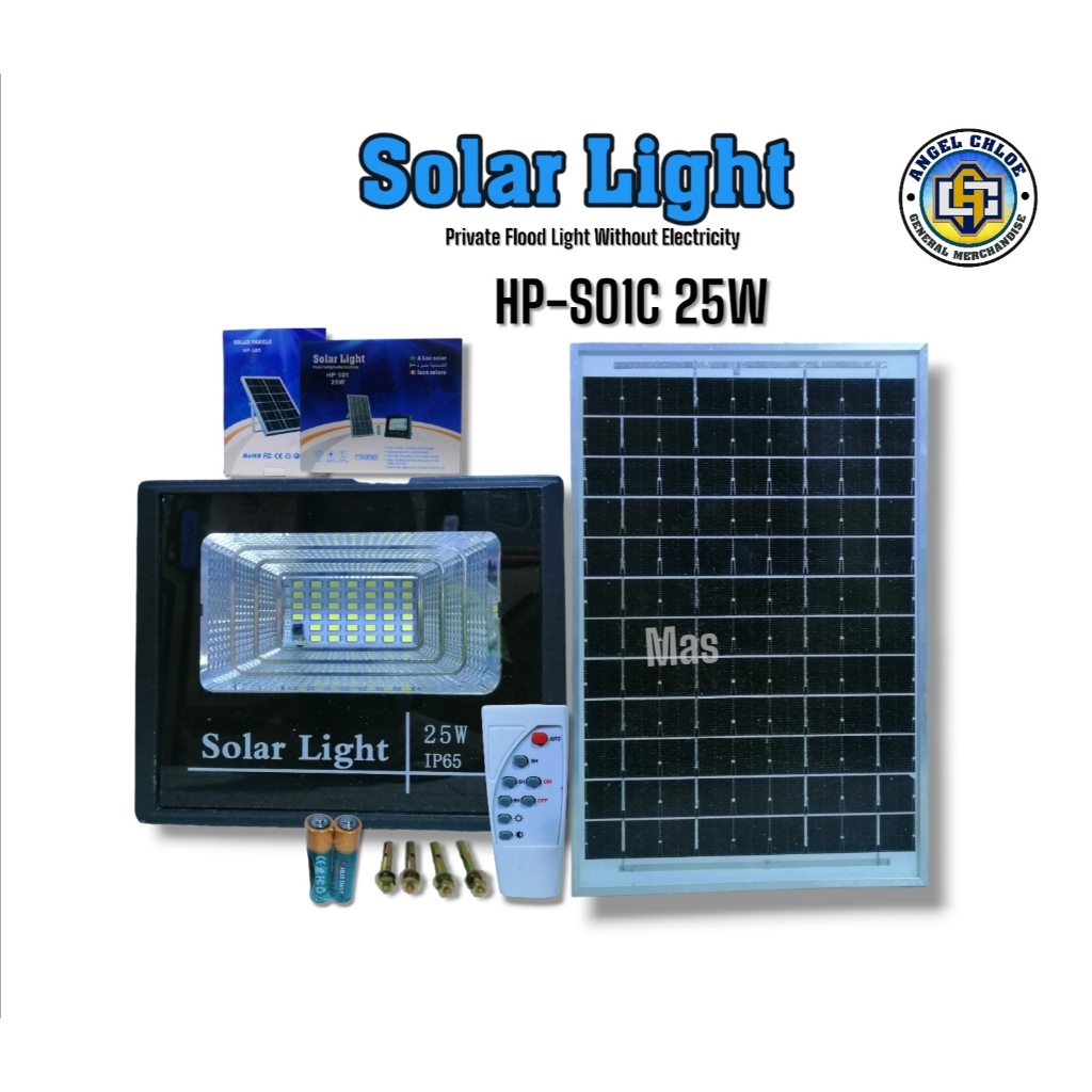 Solar Light 25watts Aluminum Outdoor Flood Light HP SO1-C 25w water ...