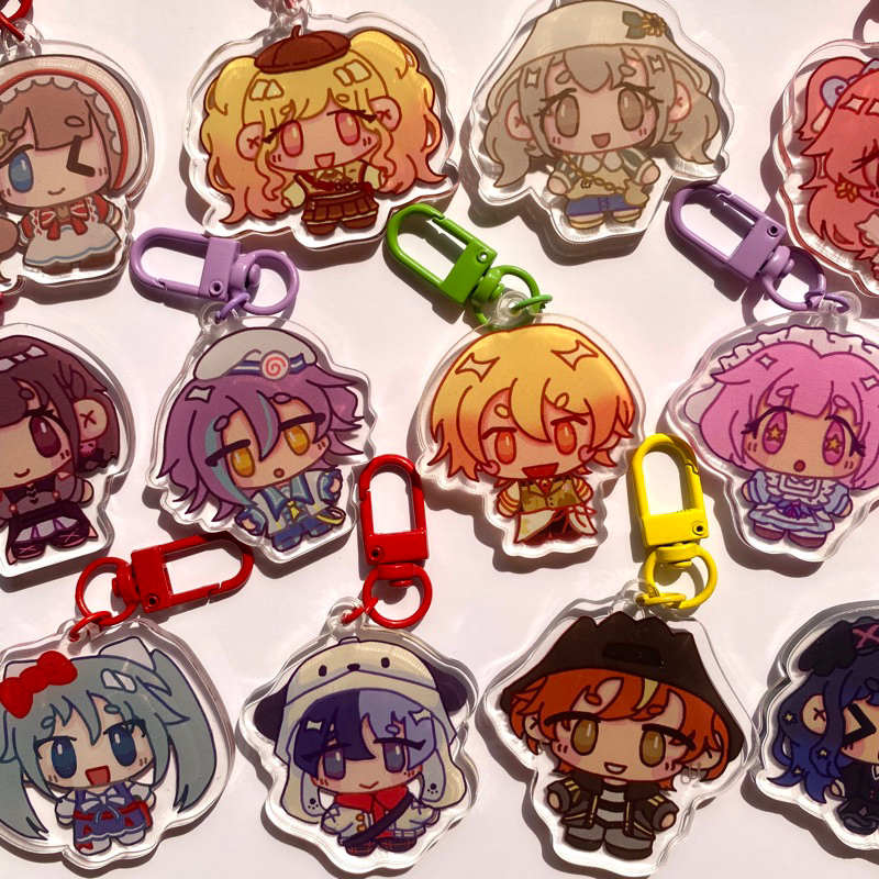 project sekai x sanrio collab keychains by paninibreads | Shopee ...