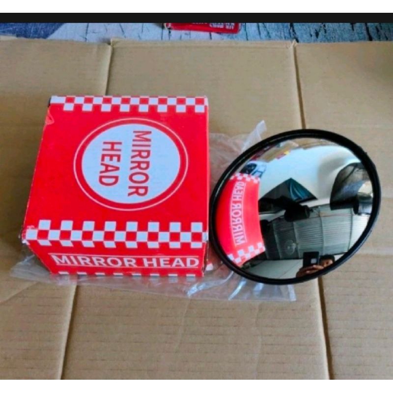 Round Universal Bumper mirror Bolt Type size 5 3/4 for Tricycle, Owner ...