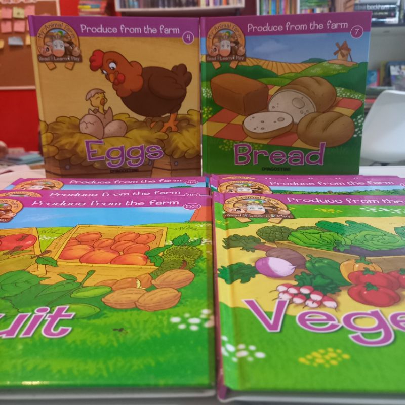 The RED Library - My Animal Farm Produce from the Farm Read Learn Play ...
