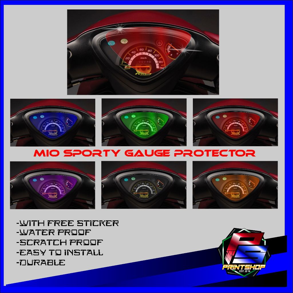 Mio Sporty Speedometer LCD Panel Gauge Protector Film Anti Scratches ...