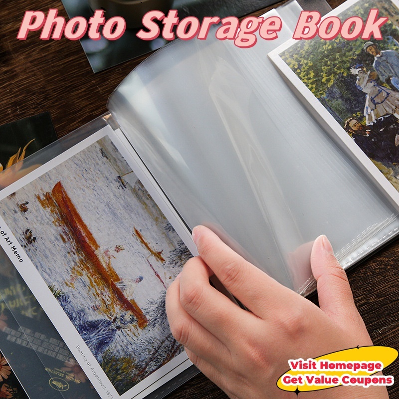 A6 Photo Album with 40 Card Slots Ideal for Postcards Stickers and ...