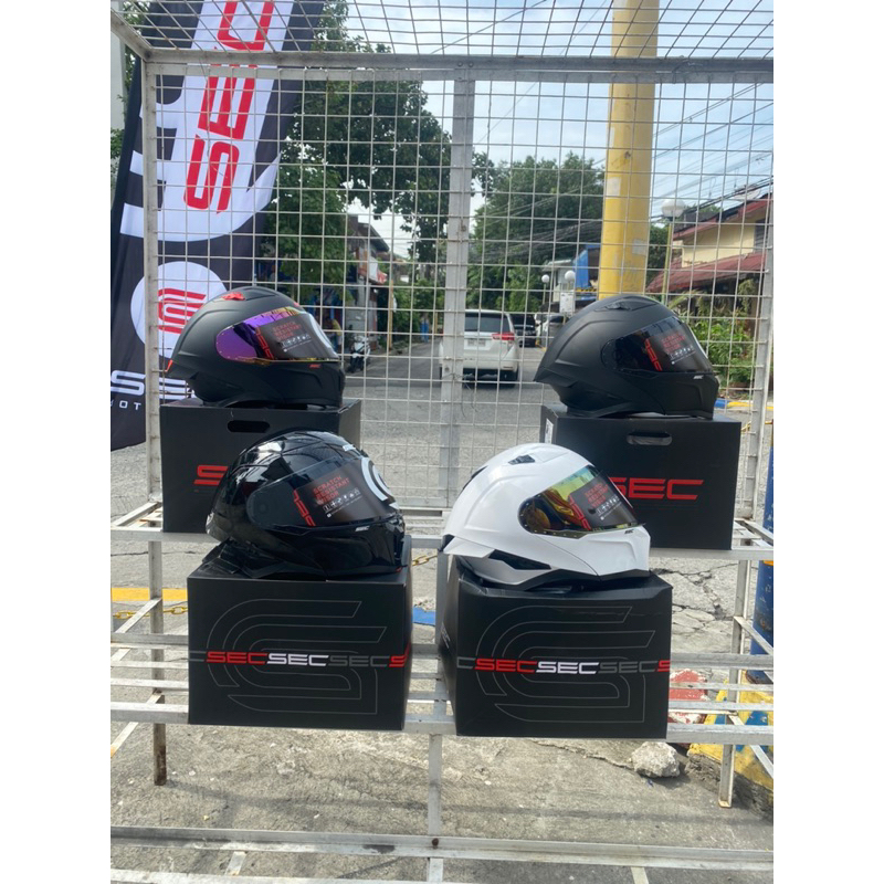 SEC REVIVE MODULAR HELMET with Freebies ! | Shopee Philippines