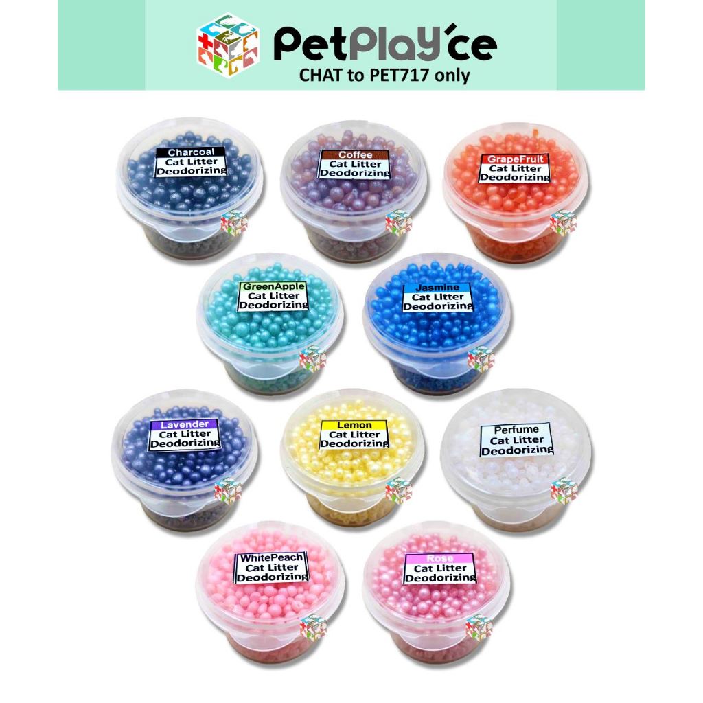 Cat Litter Deodorant Beads Antibacterial Activated Carbon Lavender ...