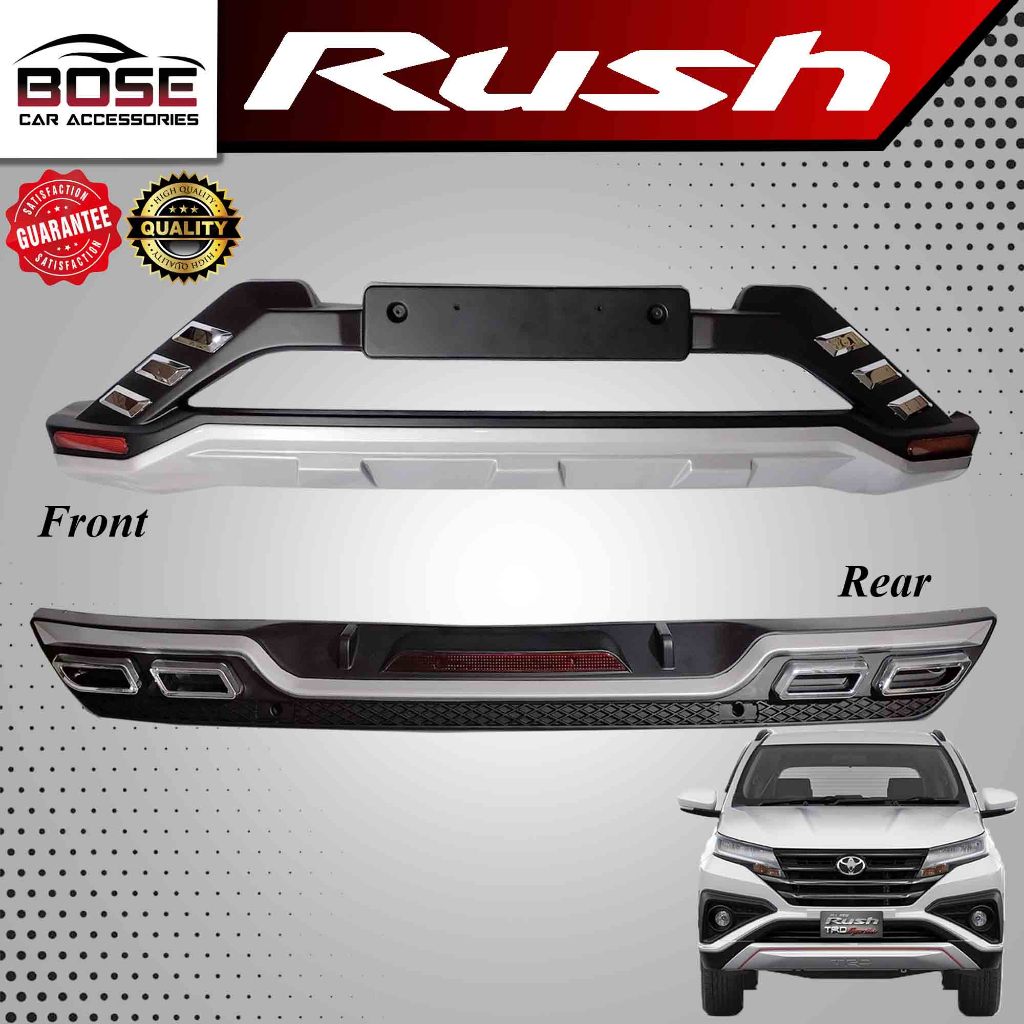Toyota Rush G E 2018 - Onwards Front and Rear Bumper Diffuser / Bumper ...