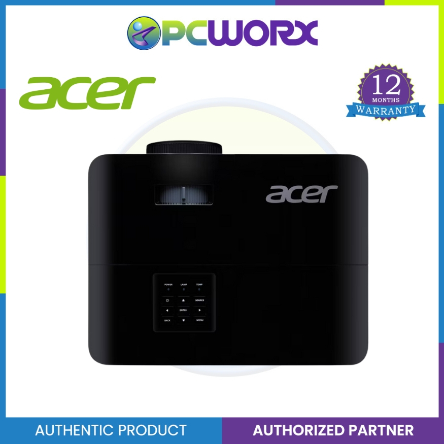 Acer X1328Wi WXGA (1280 x 800) 5000 Ansi Lumens Wireless Projector ...