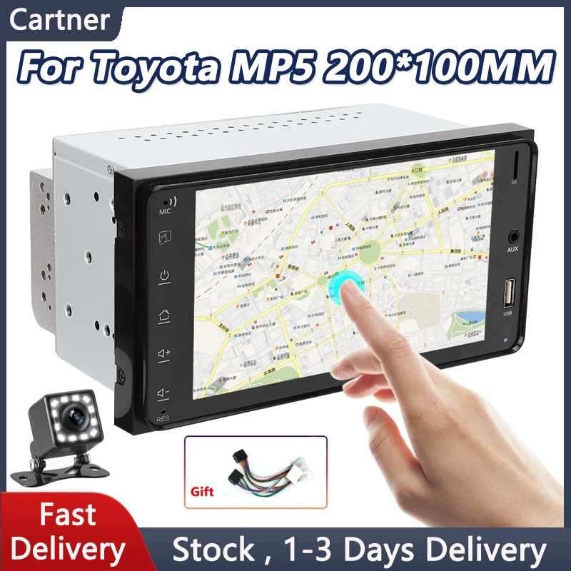 2 Din Car Radio 7Inch Bluetooth Car Stereo MP5 Player Touch Screen ...