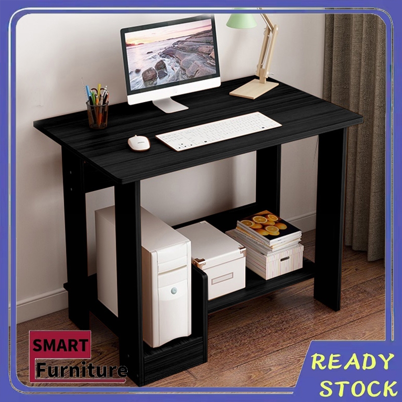 COD Study table Computer Desk 2 Layers Wooden(60*37*71cm) | Shopee ...