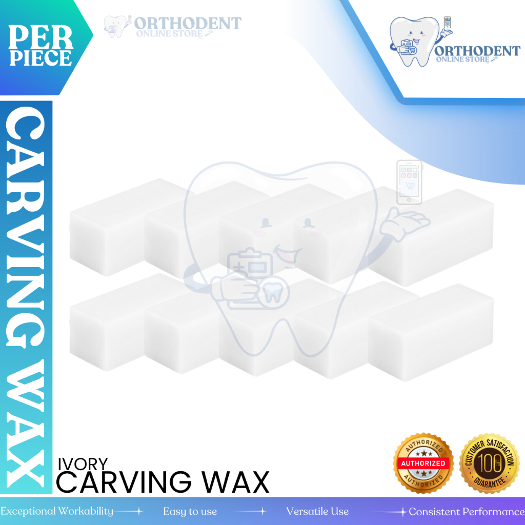 Ivory Carving Wax – 10-Piece Pack for Precision Dental Modeling and Lab ...