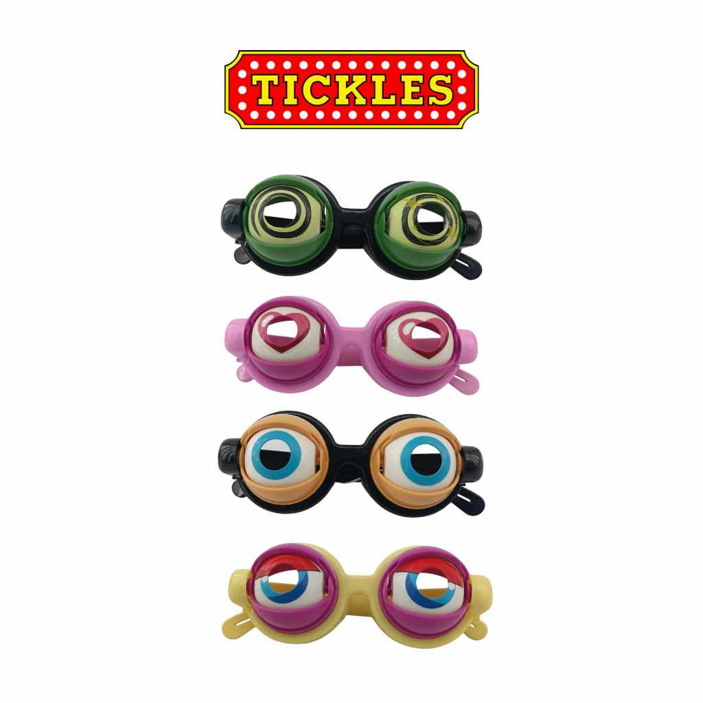 Tickles Crazy Eyes (Brown, Green, Yellow & Pink) | Shopee Philippines