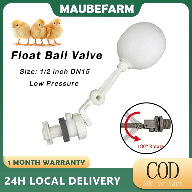 1/2inch Plastic Float ball valve Automatic water level control valve ...