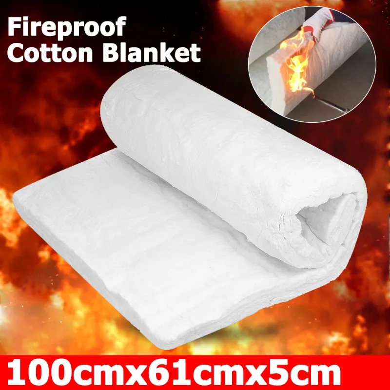 Ceramic Fibre Fire Blanket Heat Insulation fiber for Silencer, Ovens ...