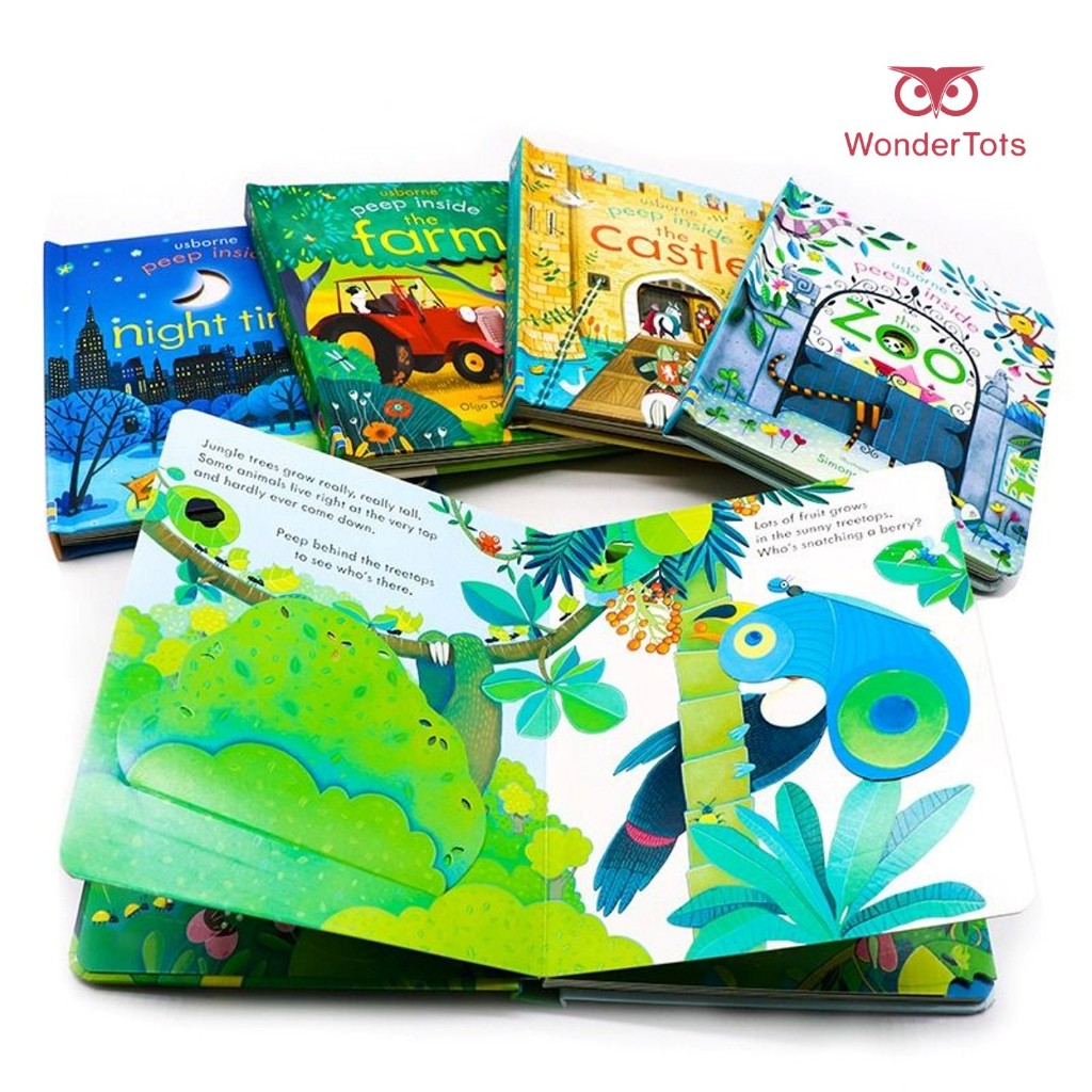 Lift the Flap Peep Inside Educational Board Books Bedtime Stories ...