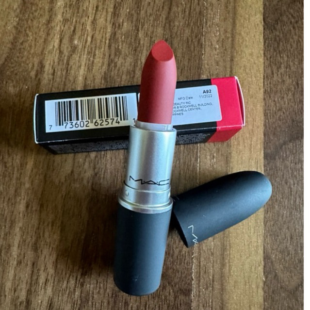 Authentic MAC Powder Kiss Lipstick Ruby New 935 Full Size | Shopee ...