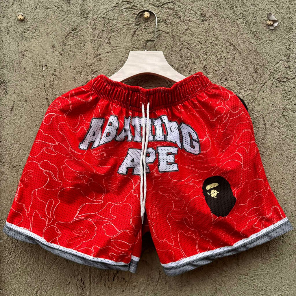 MESH SHORT ape bape aircool doble fabrics | Shopee Philippines