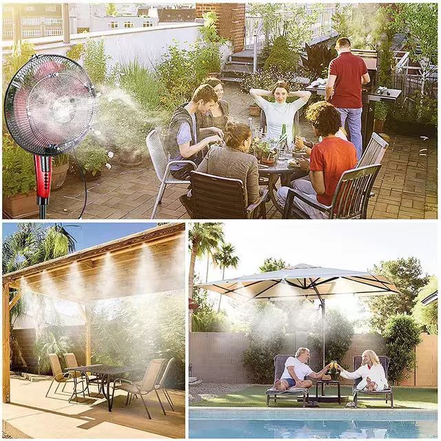 10m Automatic Watering Kits Brass Micro Misting Spray Cooling System ...