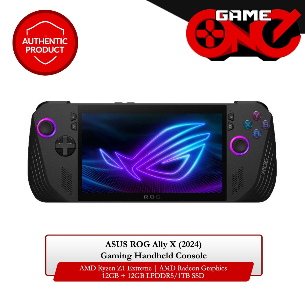 ASUS ROG Ally X (2024) RC72LA-NH007W Handheld Console | AMD Ryzen Z1 ...