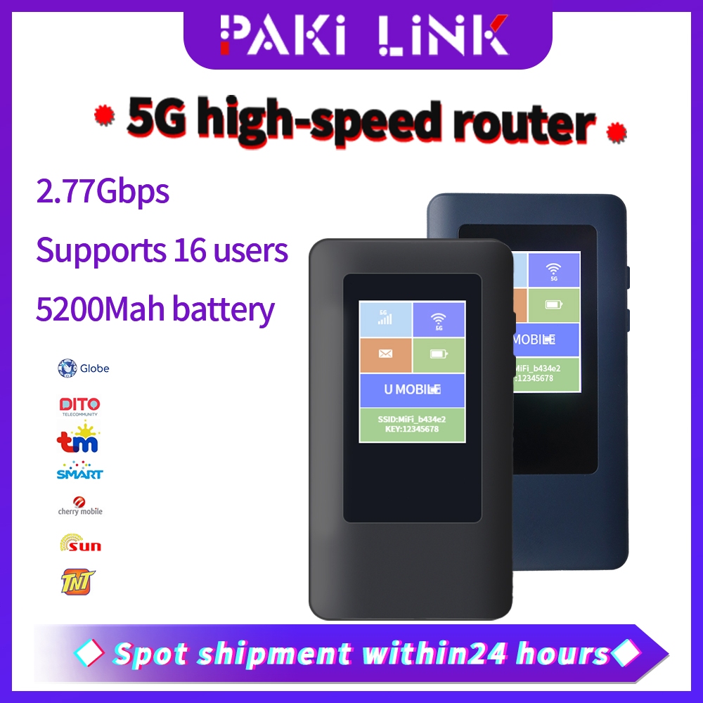 5G MIFI Router H68-2 | Dual-Band WiFi | Hot-Swappable SIM | Up to 3.74 ...
