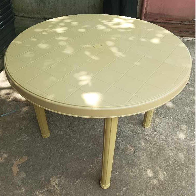 ROUND MONOBLOC TABLE 37" BUNNY TABLE HEAVY DUTY STOCK N0. 8837 | Shopee ...