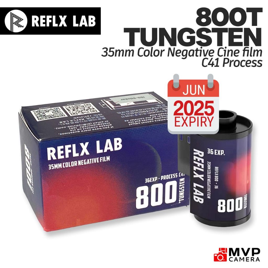 REFLX LAB 800T TUNGSTEN Color Negative Film 800 135 35mm C41 Processing ...