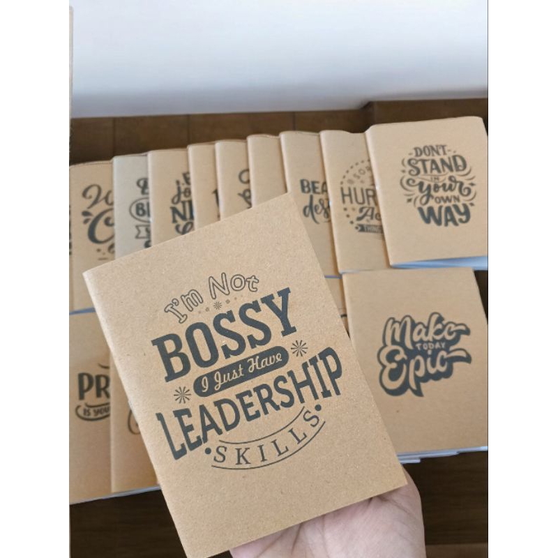 BOOKLETS MINI NOTEBOOK - Plain 4x5 | Shopee Philippines