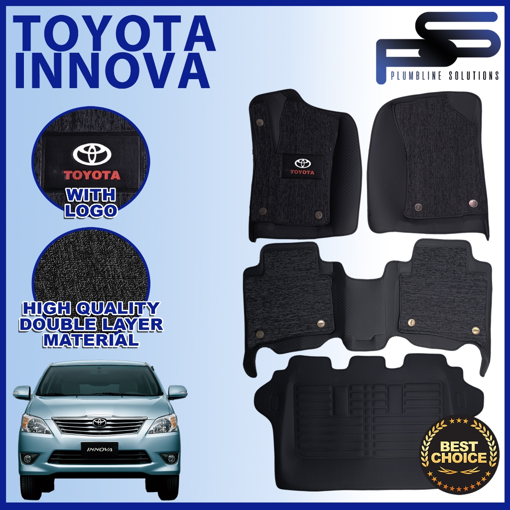 Double Layer 7D Deep Dish OEM for Toyota Innova 2012 - 2023 Matting 3 ...