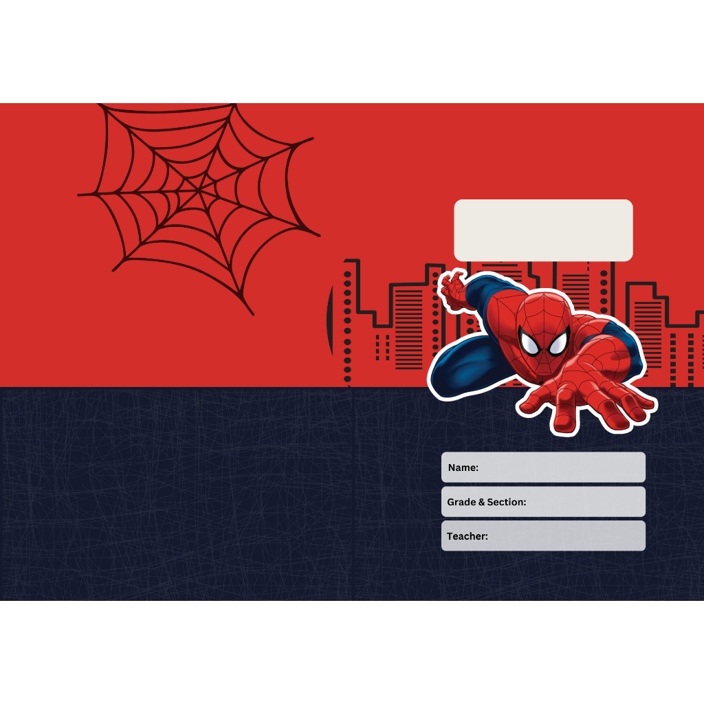 Notebook! SpiderMan A5 Notebook Cartoon Print Paper Quality School ...